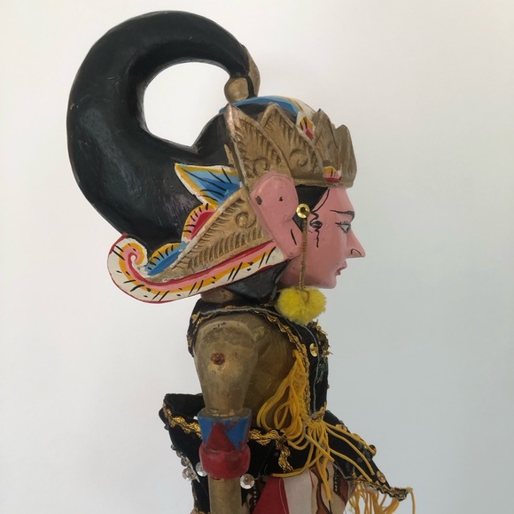 Vintage | Accents | Vintage Javanese Wayang Golek Theatre Puppet 96s ...